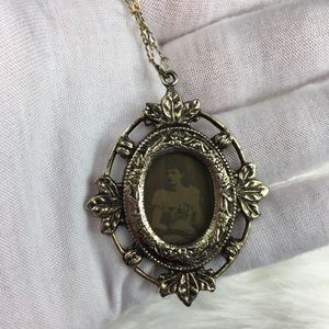 Vintage | Jewelry | Vintage Photo Portrait Pendant Necklace | Poshmark